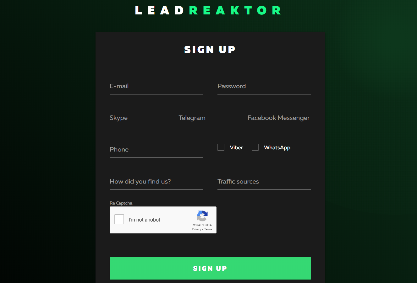 Обзор партнерки LeadReaktor - AFFTOP